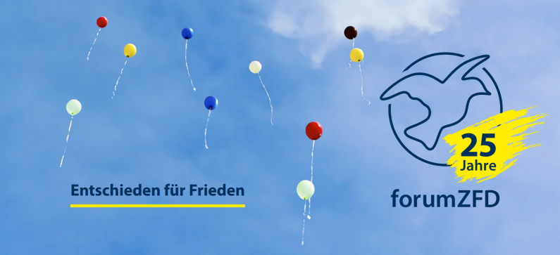 Jubiläumsbroschüre 25 Jahre forumZFD | Pro Peace
